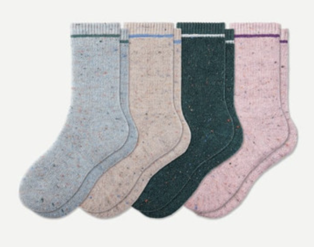Youth Merino Wool Blend Terry Sock 4-Pack — Elements of Style